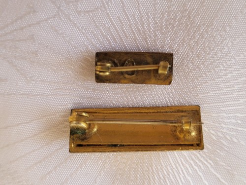 WWII US Army & Air Force 2nd Lieutenant Rank Butter Bar Pin Back 2 ...