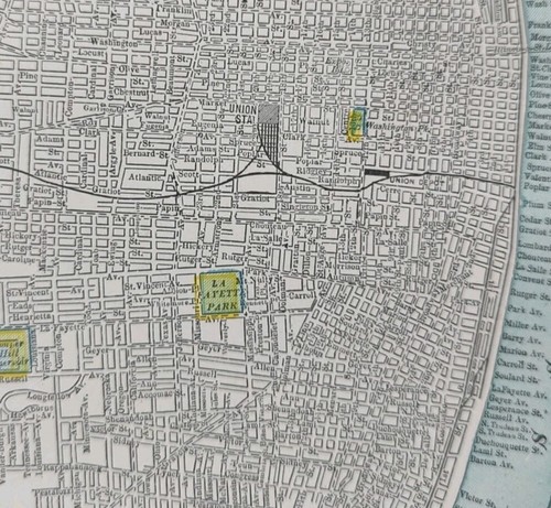 Vintage 1900 ST LOUIS MISSOURI Map 11"x14" ~ Old Antique Original ...