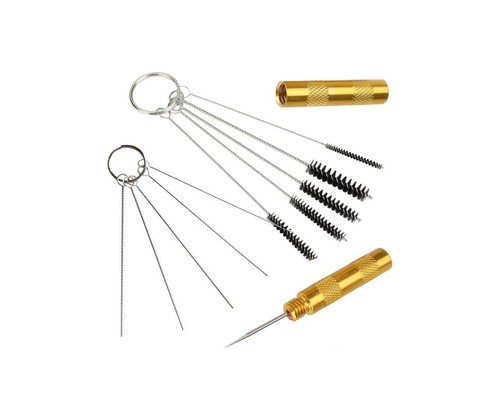 3 Set Airbrush Spray Cleaning Repair Tool Kit Stainless Steel Needle ...