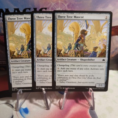 3x Three Tree Mascot / Bloomburrow / Regular / C 0251 / MTG | eBay