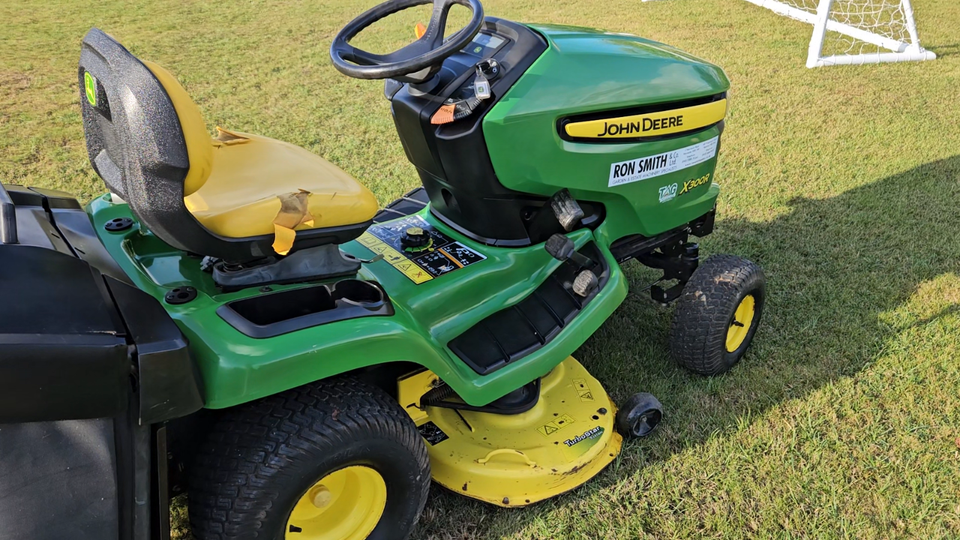 John Deere Ride on Mower X300R - Rear Collection X300 R | eBay UK