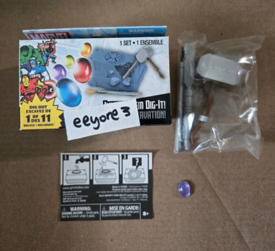 Marvel Infinity Gem Dig It Purple Space Stone w/ Mini Tools & Insert ...