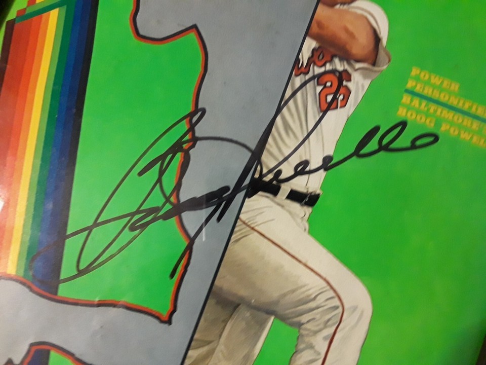 BOOG POWELL MLB SIGNED AUTOGRAPH FRAMED 1971 SPORTS ILLUSTRATED FULL ...