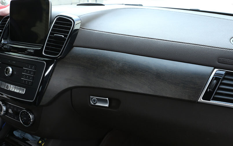 For Benz GLE GLS 2016-2019 Oak Wood Grain Center Console Instrument ...