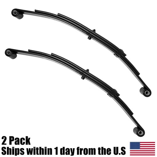 2PK Trailer 3 Leaf Spring Double Eye 25-1/4" 2000 lbs for 4000 lbs Axle ...