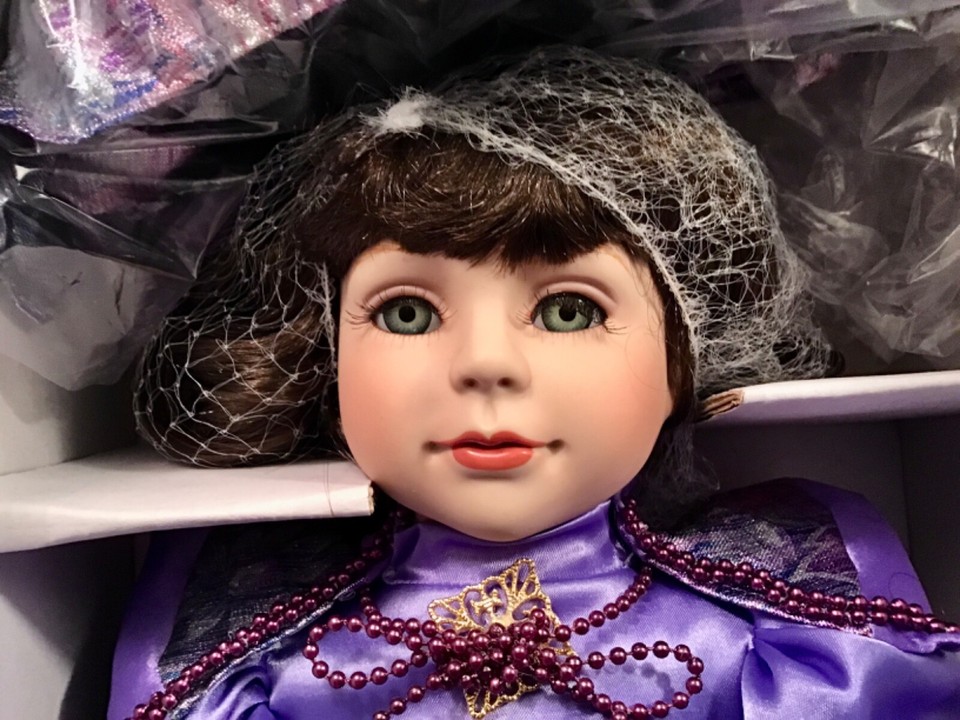 Beautiful Vintage NEW in Box Meredith Porcelain Doll-Camelot Dolls | eBay