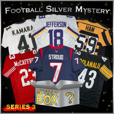 Autographed/Signed Football Jersey Mystery Box SILVER Series 3 | eBay