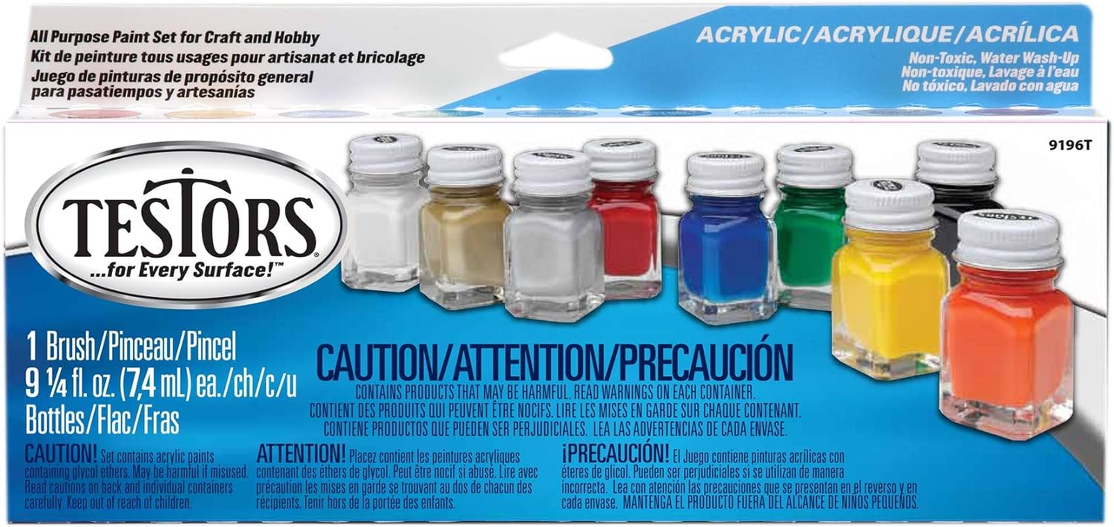 Acrylic Value Finishing Paint Set - 9196T,Multicolor 726084739413 | eBay