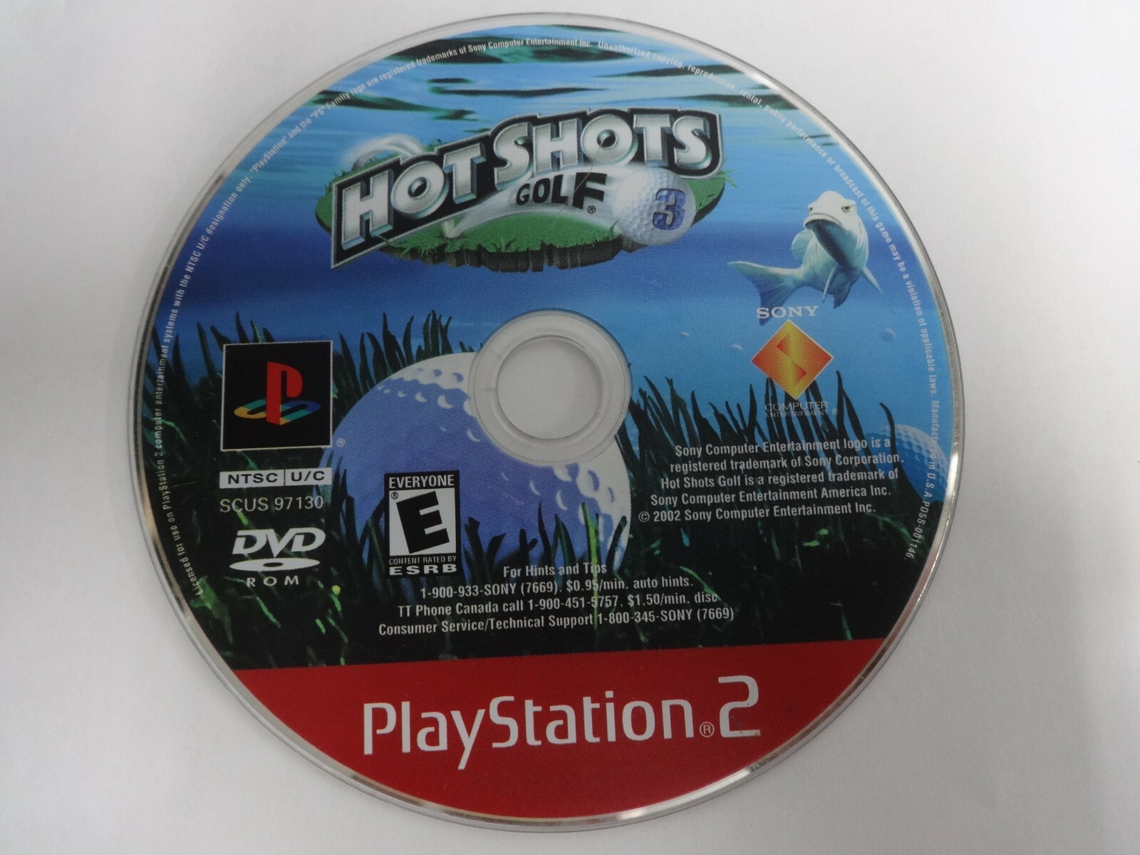 Hot Shots Golf 3 Sony Playstation 2 PS2 Game Disc Only Free Ship | eBay