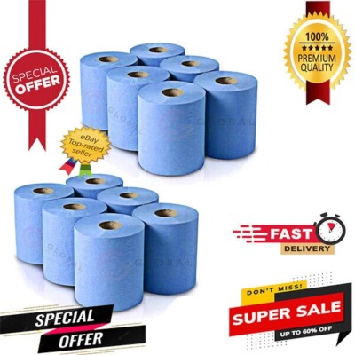 Blue Rolls Centre Feed Blue Roll 6 Pack Blue Rolls 2 Ply Blue Rolls ...