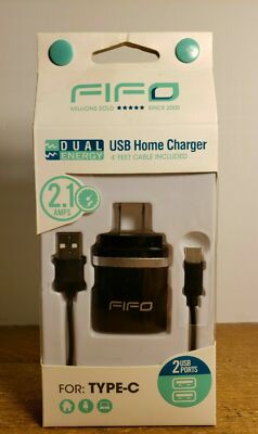 Fifo MY USB Home Charger with 3' cable fits all Micro USB devices 1 ...