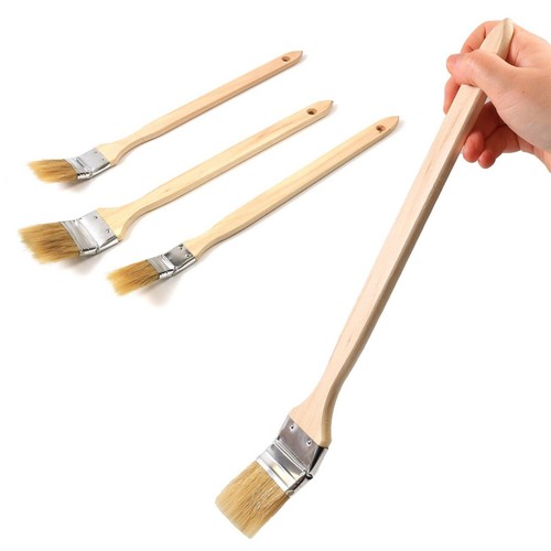 3 x Small-Large Angled Head Nook & Cranny Dusting Brushes LONG REACH ...