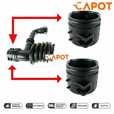 For Volvo C30 (2006-2012) | 2x Air Filter Flow Intake Hose Pipe ...