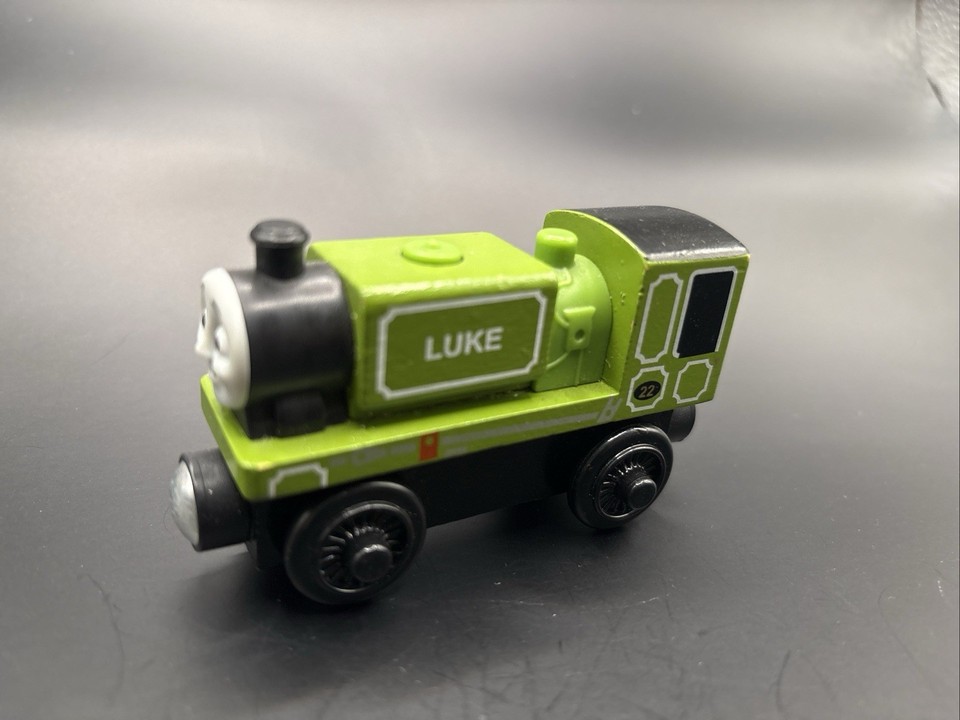 Thomas Wooden Railway Green Luke Train Good Condition | eBay
