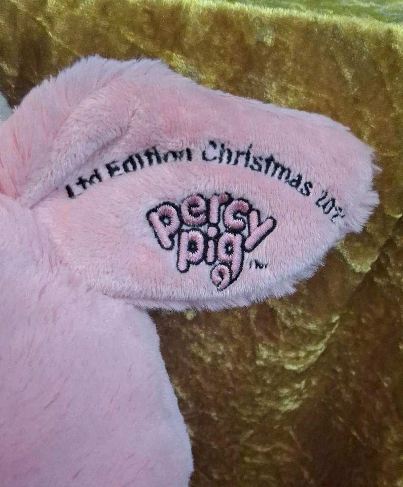 Percy Pig Christmas 24" Soft Toy Plush Large Jumbo 2021 M&S Food Santa ...