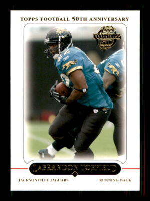 2005 FOOTBALL 2005 Topps LaBrandon Toefield Jacksonville Jaguars #181 1 ...