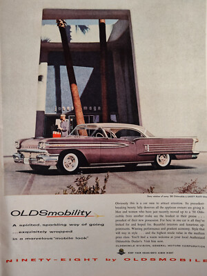 1958 LIFE Ad Advertisement OLDSmobility 58 OLDSMOBILE! | eBay