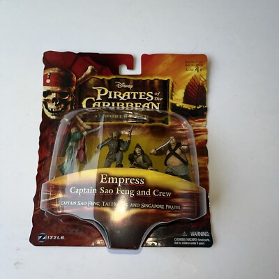 Disney's Pirate's Of The Caribbean Captain Sao Feng & Crew Figure Set ...
