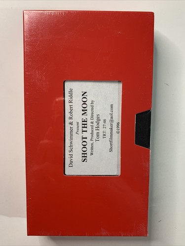 Shoot The Moon VHS, 1996 David Schwimmer Robert Riddle Promo Movie | eBay