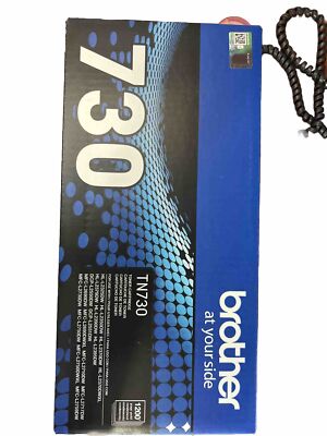 Brother Genuine TN730 Standard Yield Toner Cartridge 730 Black Sealed ...