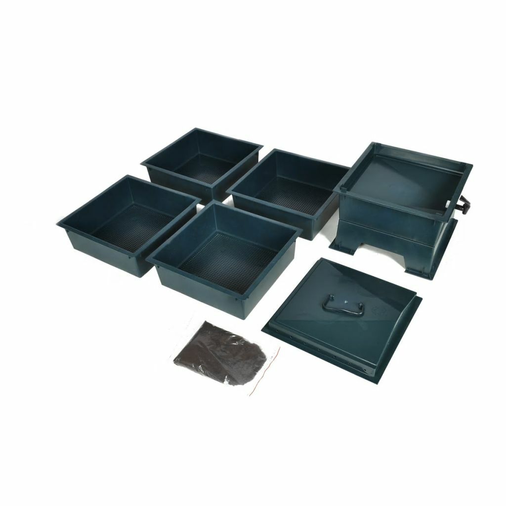 Wormery Composter Bin Outdoor Worm Farm Factory 4 Trays Eco-Friendly ...