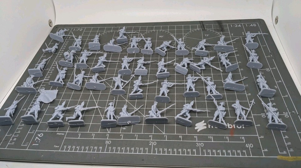 Revell 1:72 Prussian Infantry Loose Waterloo Toy Soldiers Model Kit X46 ...