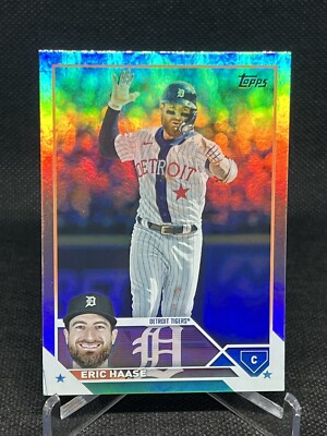 2023 Topps Series 2 Eric Haase Rainbow Foil Insert #591-Detroit Tigers ...