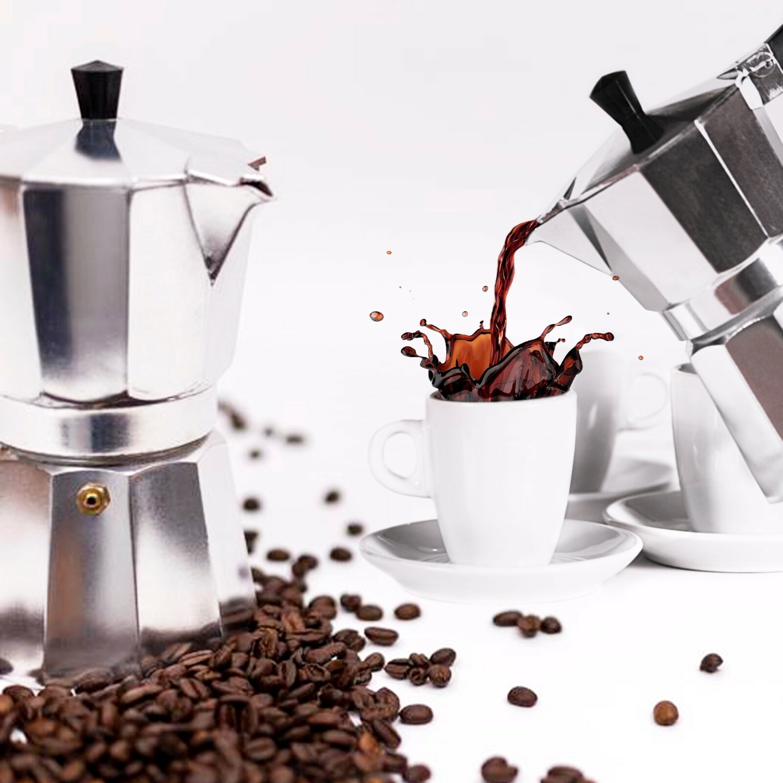 Strove Pot Espresso Cuban Moka Coffee Maker Cafetera Cubana Italiana. 1 ...