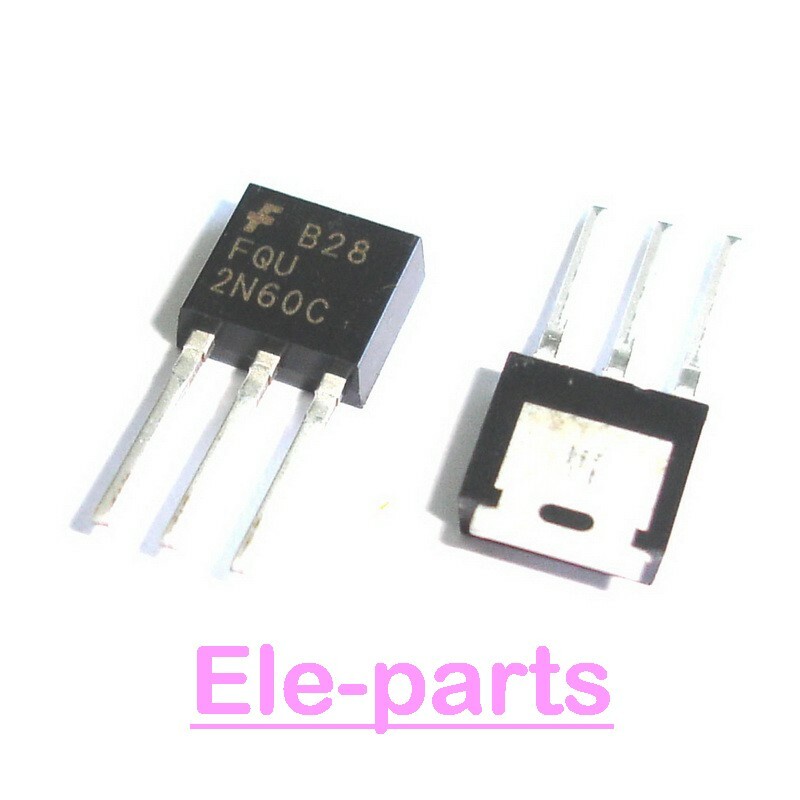 100 PCS FQU2N60C TO-251 FQU 2N60C FQU2N60 600V N-Channel Mosfet ...