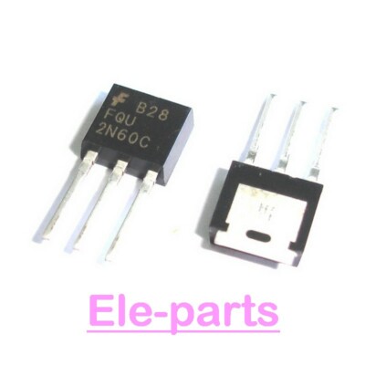 100 PCS FQU2N60C TO-251 FQU 2N60C FQU2N60 600V N-Channel Mosfet ...