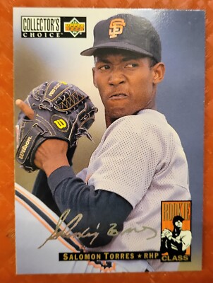 1994 UD Collectors Choice Baseball Silver Signature Salomon Torres ...