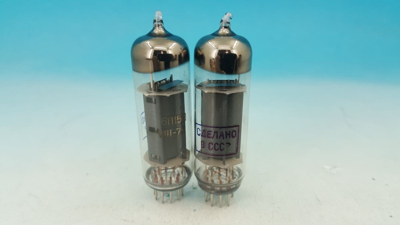 2 x Electrically MATCHED PAIR 6P15P PENTODE Tube SV83 EL83 1979 | eBay