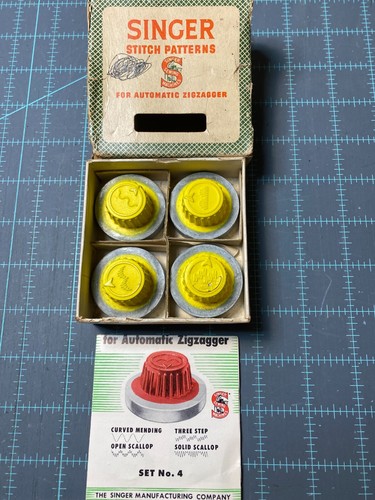Singer Stitch Patterns for Automatic ZigZagger ~ Boxed Cams Set No. 4 ...