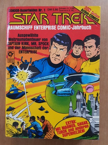 STAR TREK RAUMSCHIFF ENTERPRISE CONDOR SUPERHELDEN JAHRBUCH Nr.1 | eBay.de