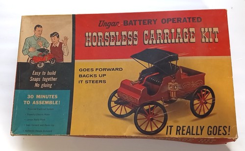 VINTAGE UNGAR HORSELESS CARRIAGE KIT AS IS PARTIALLY ASSEMBLED | eBay
