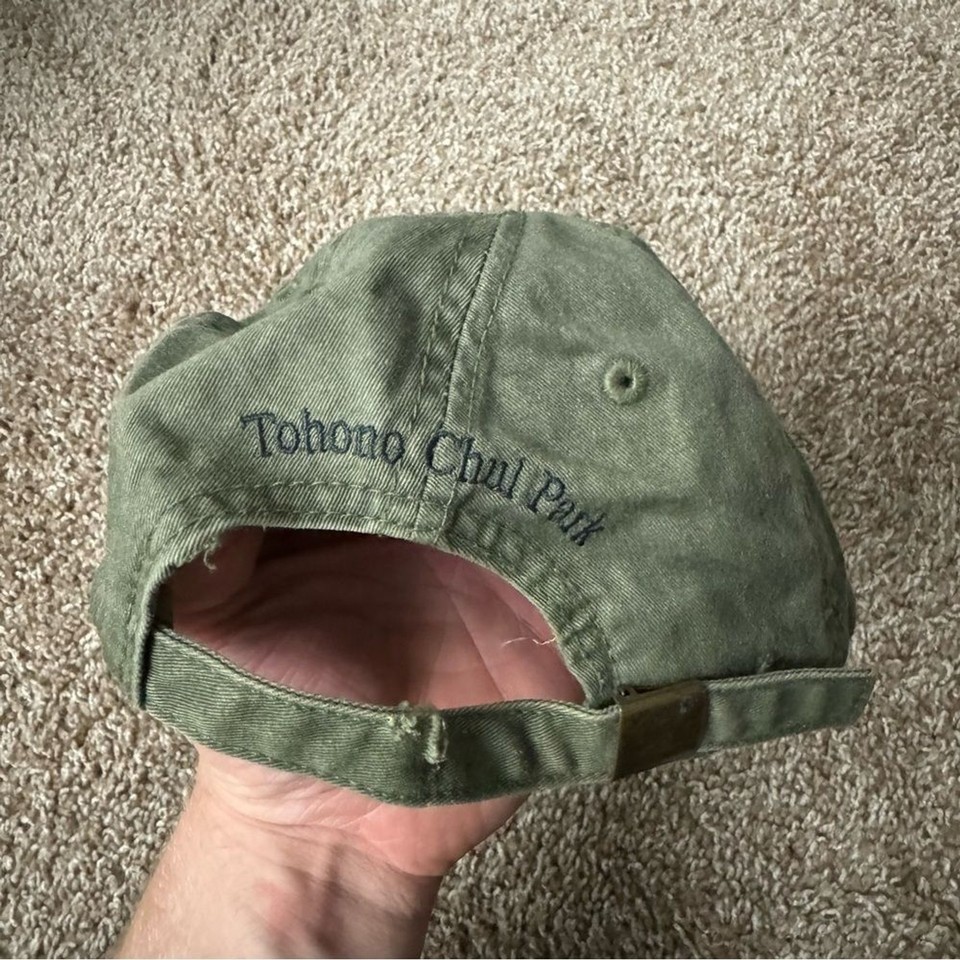 Tohono Chul Park Women’s Green Embroidered Hummingbird Curved Bill Hat ...