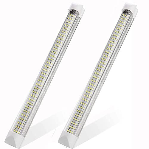12 Volt LED Lights Bar Daylight 6000K 13.4 Inch 99 LED 5W 500 Lumens ...