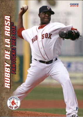 Rubby De La Rosa 2013 Choice Pawtucket Red Sox #23 RC Card Pawtucket ...