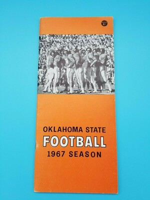 OKLAHOMA STATE COWBOYS - COLLEGE FOOTBALL MEDIA GUIDE - 1967 | eBay