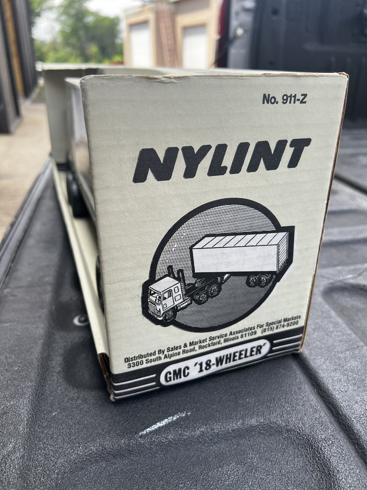 vintage NYLINT toy semi-truck 18 wheeler truck Mr Goodwrench MIB ...