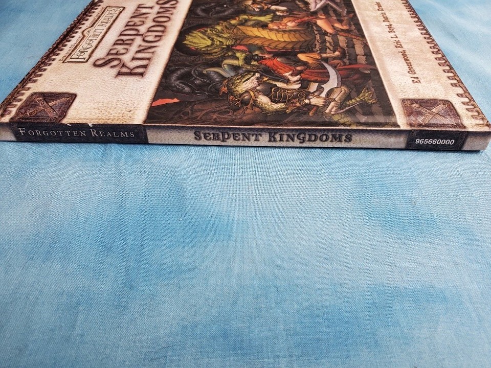 Serpent Kingdoms Forgotten Realms Dungeons and Dragons 1st print HC ...