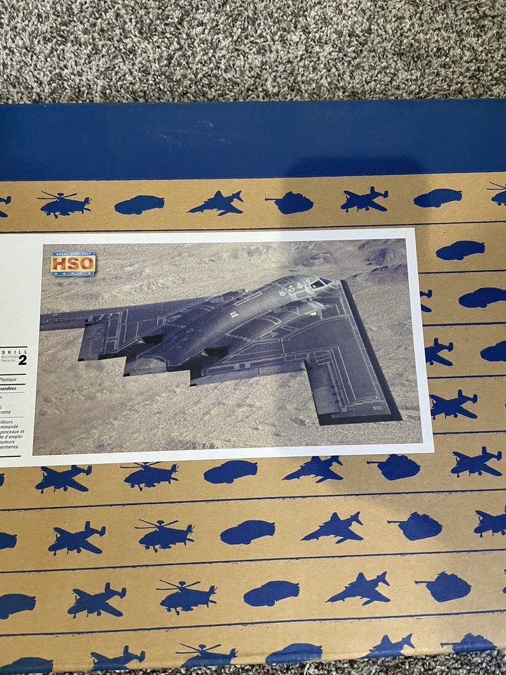 Testors 7571 B-2 Stealth Bomber USAF Heavy Strategic Bomber 1/72 Scale ...