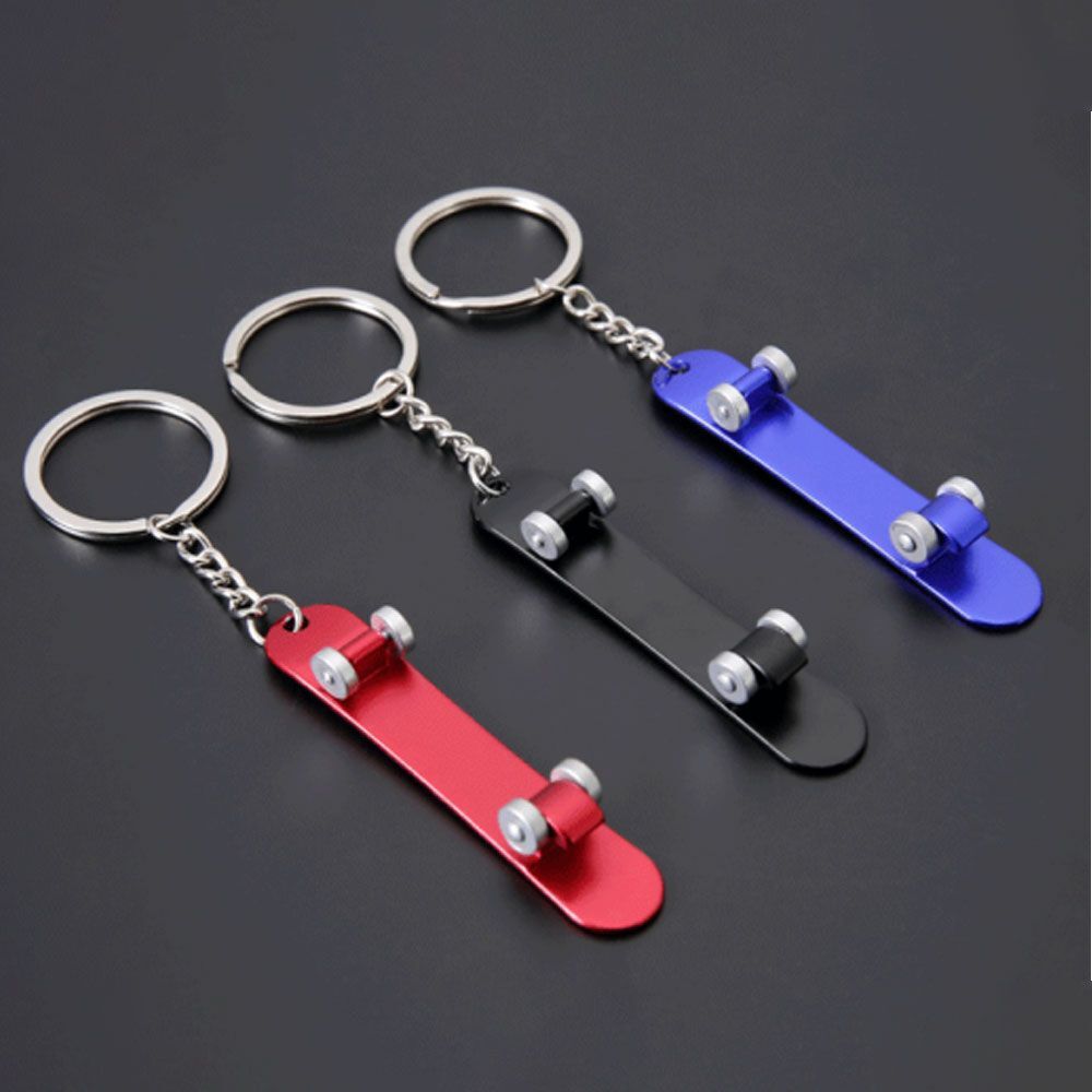 Metal Skateboard Key Ring Keychain Jewelry Pendant Scooter Bottle ...