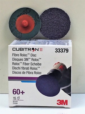 3M Roloc Cubitron ™ II Disc, 60+, 50mm, 33379 15 discs par boite | eBay UK