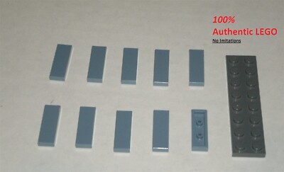 LEGO NEW 1x3 Sand Blue Tile (10x) 6262031 Brick 63864 | eBay