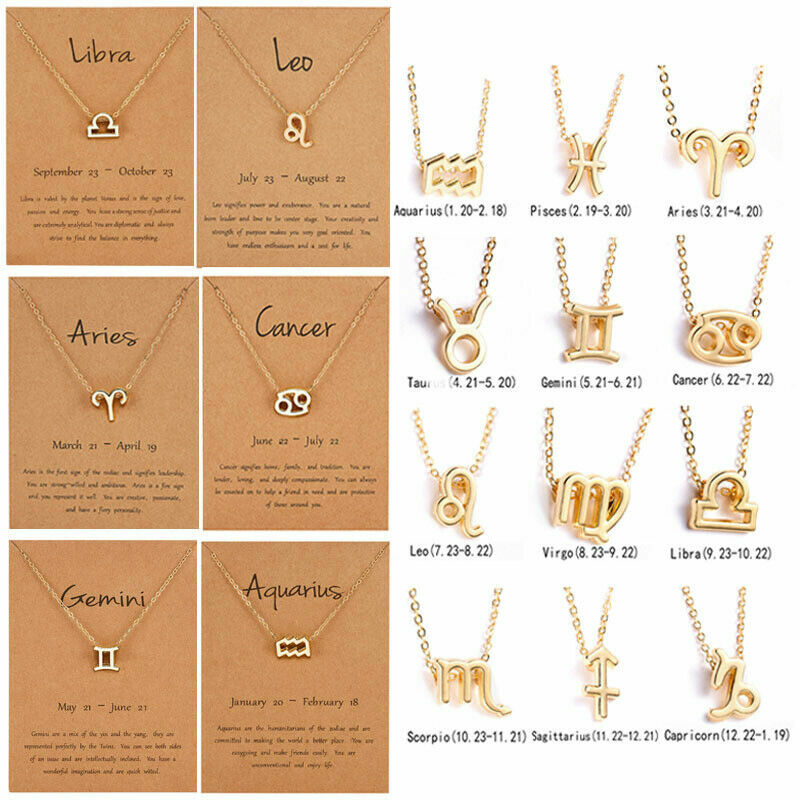 Zodiac sign gold chain - Horoscopeaz.com