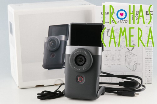 Canon Power Shot V10 Video Camera With Box #55430 L2 | eBay