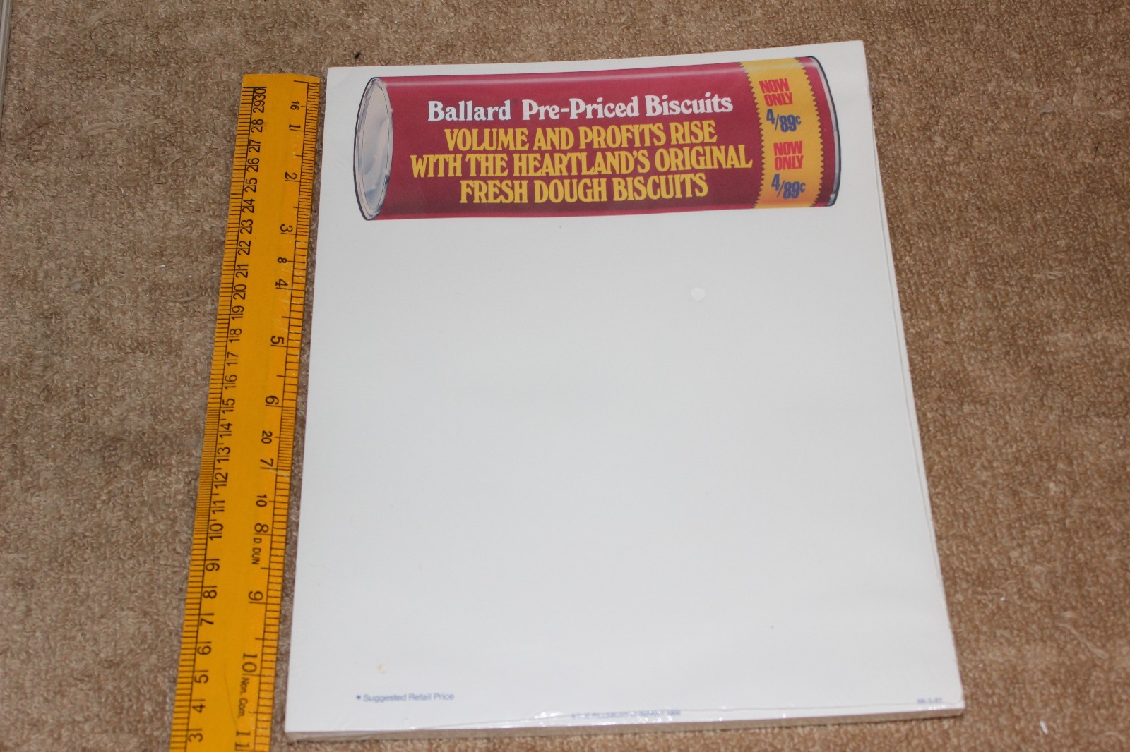 Pillsbury Stationary - 1986 BALLARD PRE-PRICED BISCUITS - New | eBay