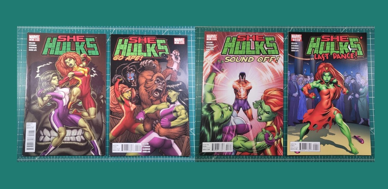 She-Hulks #1-4 (2010) NM Complete Mini-Series Set 1 2 3 4 Lyra Marvel ...