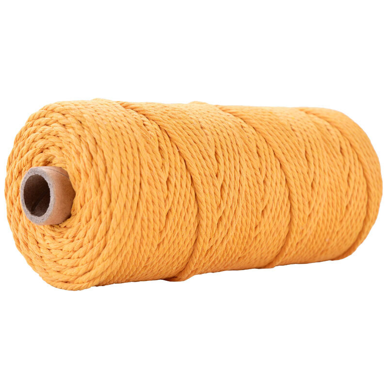 Artisan Macrame Rope 100% Natural Cotton Twisted Cord Craft String DIY ...